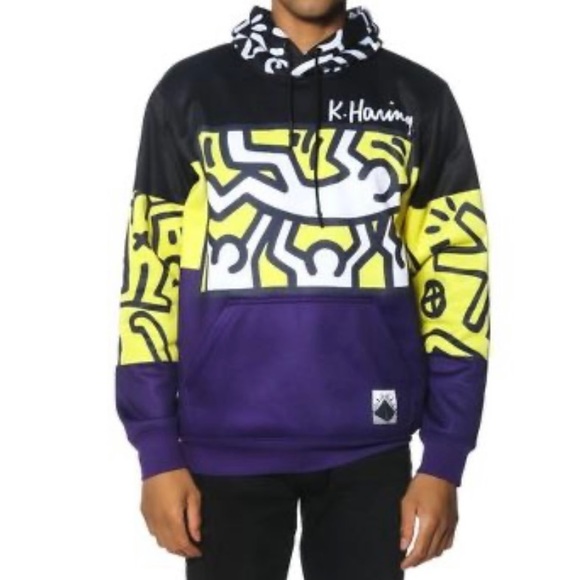 keith haring | Shirts | Nwt Keith Haring X Members Only Hoodie | Poshmark